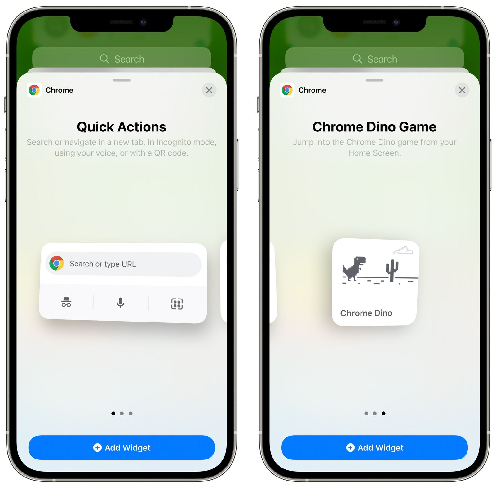 Chrome for iOS Gains Widget Support With Version 90 Release - MacRumors