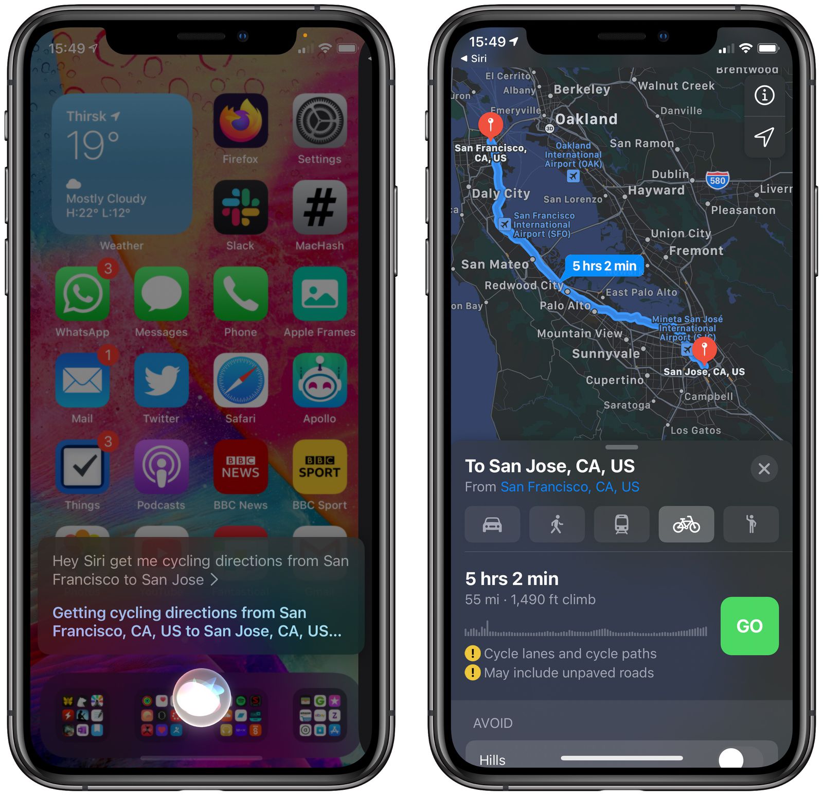 How to Get Cycling Directions From Siri in iOS 14 - MacRumors