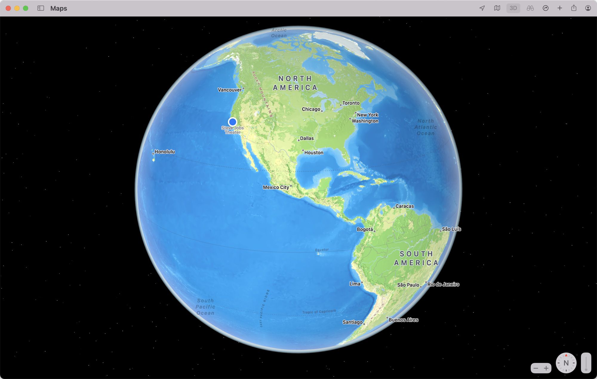 Maps in macOS Monterey: Interactive Globe, Detailed Terrain, 3D ...