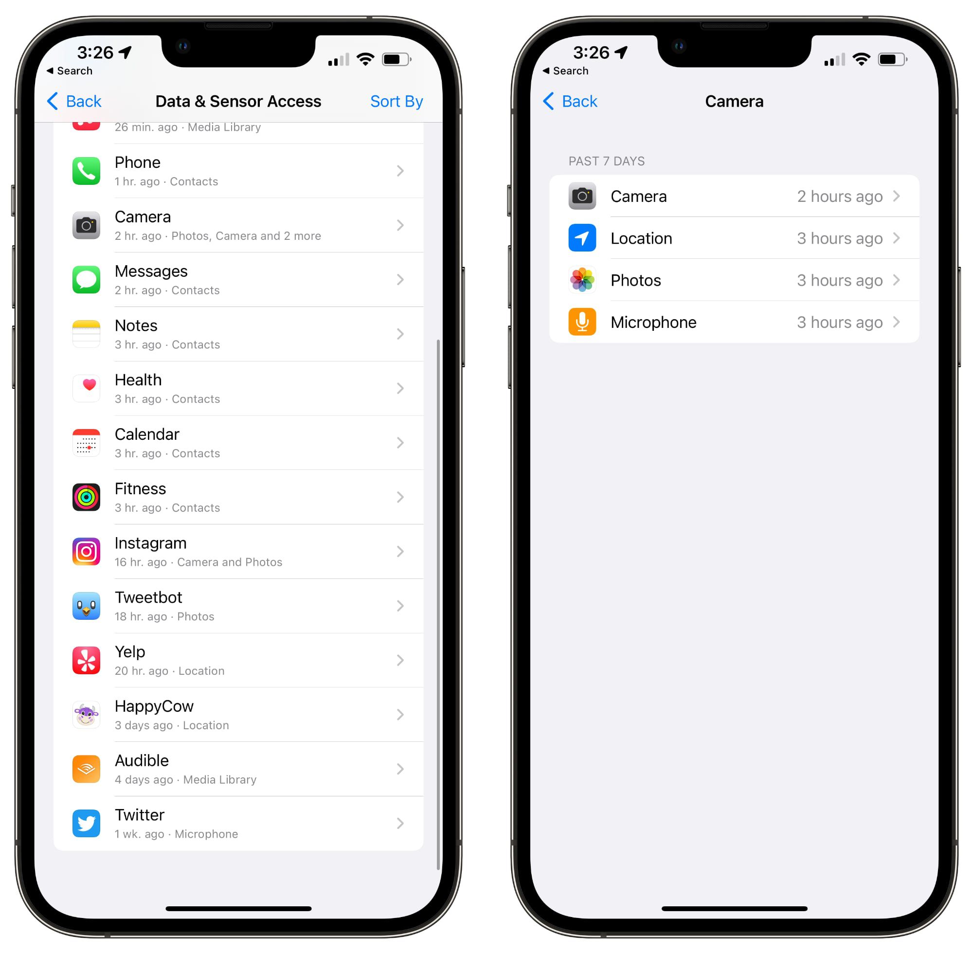 How to Use App Privacy Report in the iOS 15.2 Beta - MacRumors