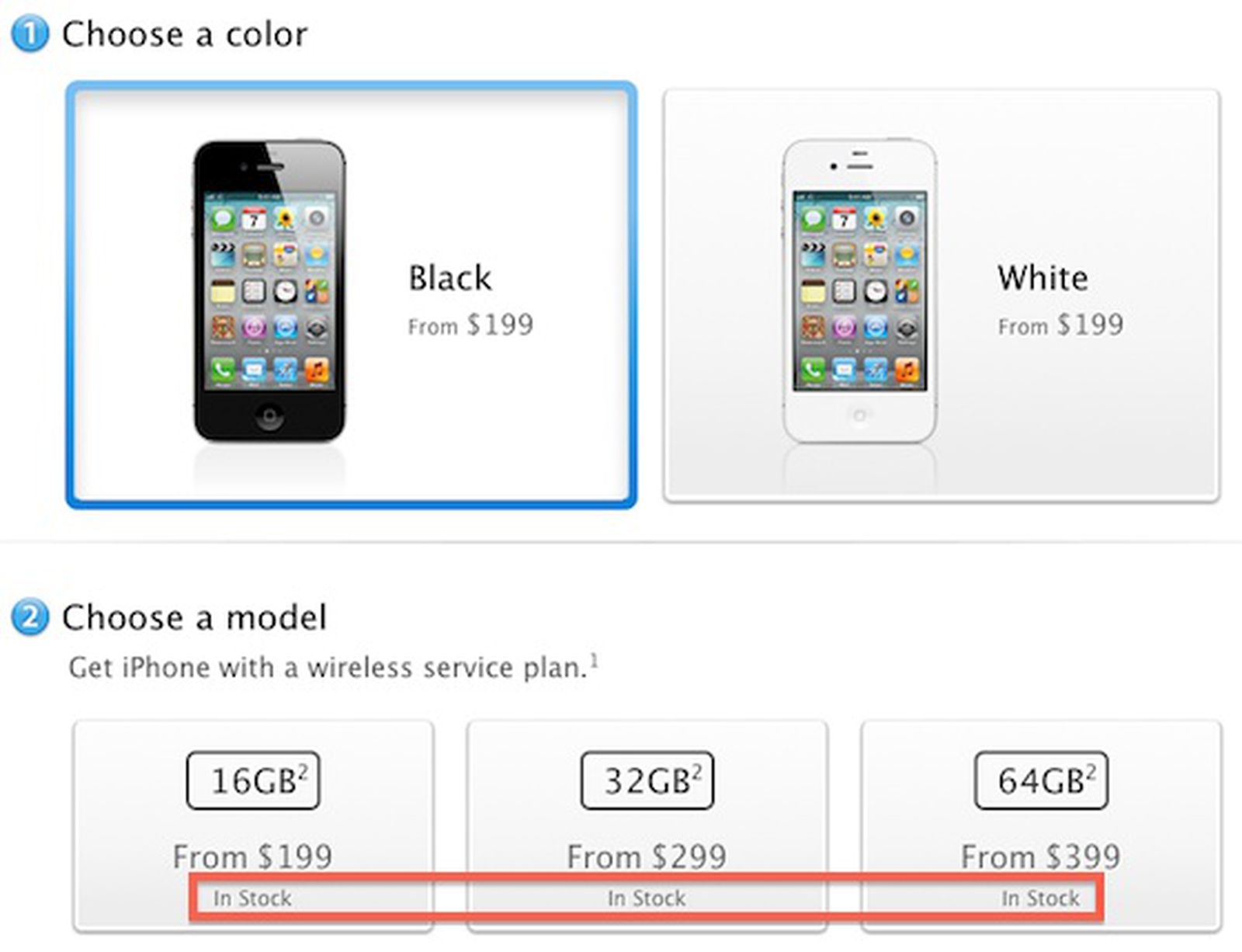 iPhone 4S Now 'In Stock' in Most Apple Online Stores - MacRumors