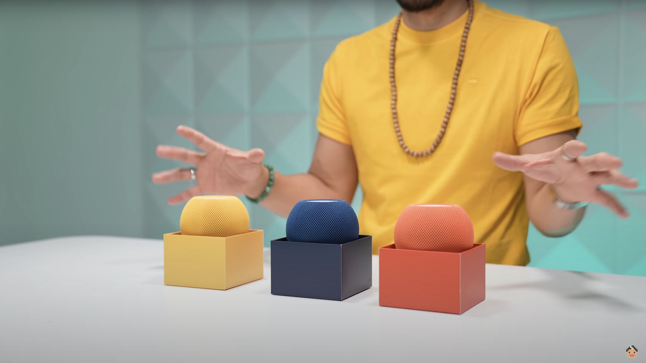 Here's a First Real-World Look at the New HomePod Mini Colors - MacRumors
