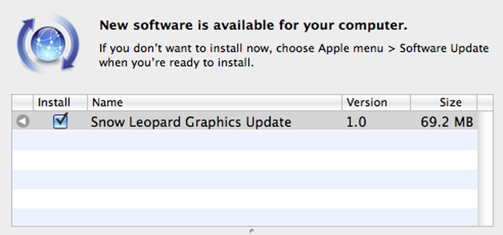 Apple Releases Snow Leopard Graphics Update - MacRumors