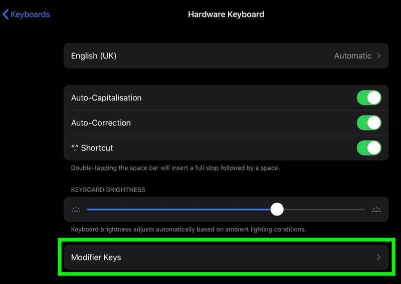How to Remap Modifier Keys on iPad When Using a Keyboard - MacRumors