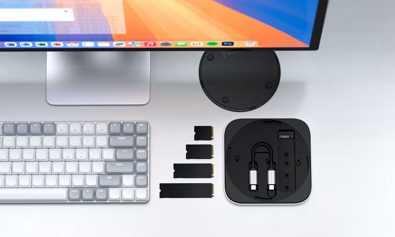 Satechi's New Accessory Lets You Add Up to 8TB of Storage to Mac Mini ...