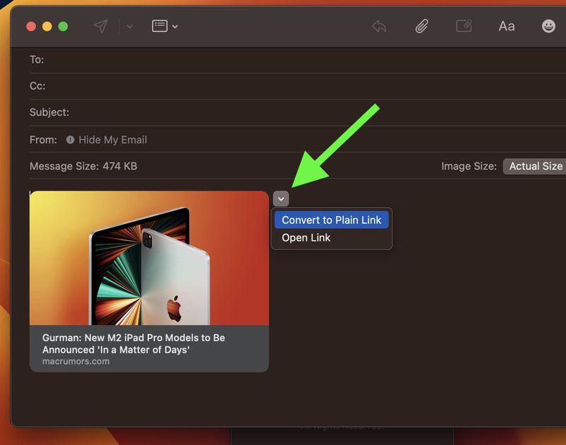 macOS: How to Disable Apple Mail URL Link Previews - MacRumors