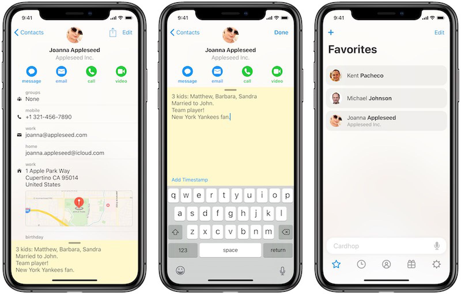 Cardhop's Intuitive Contacts Management Comes to iOS - MacRumors