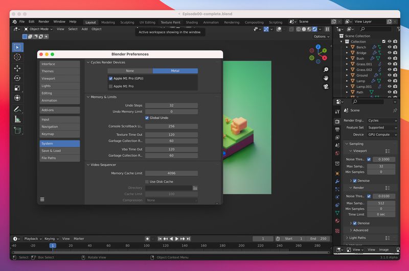 Blender Begins Testing Metal GPU Rendering on M1 Macs - MacRumors