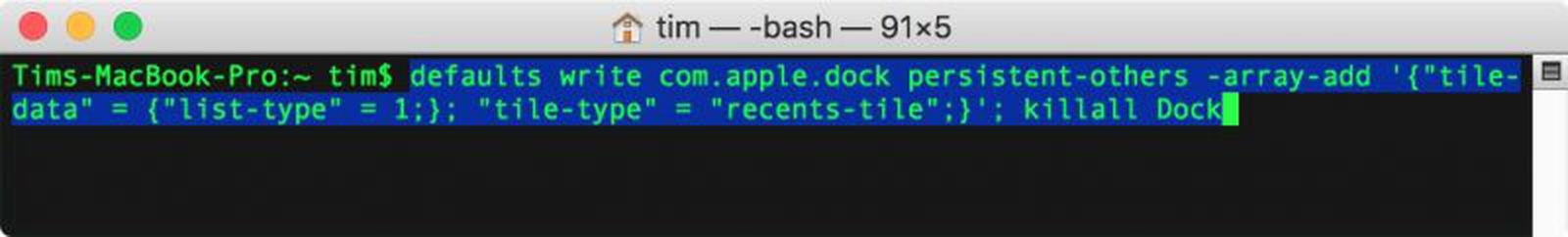 How To Add A Recent Or Favorite Items Stack To Your Macs Dock Macrumors