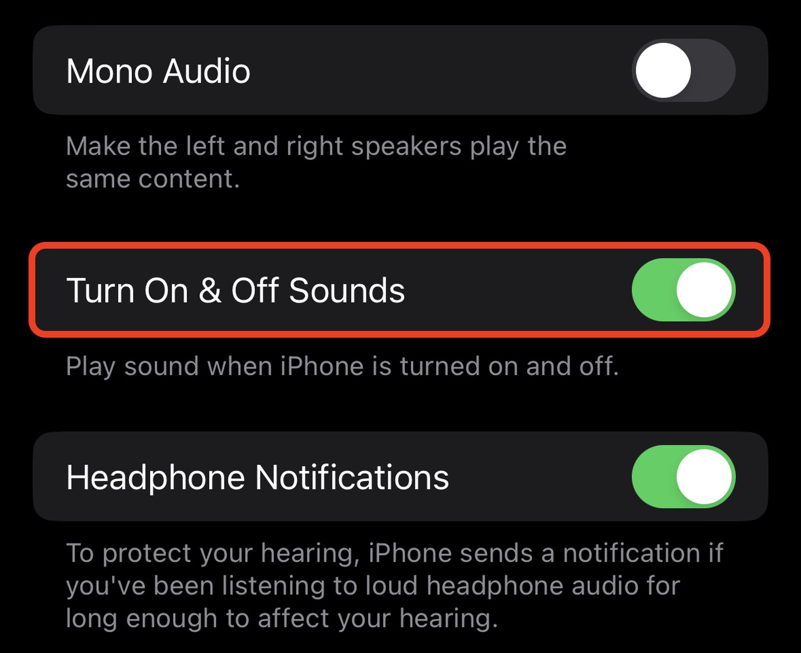 iPhone 14: How to Enable the New Power On and Off Sounds - MacRumors