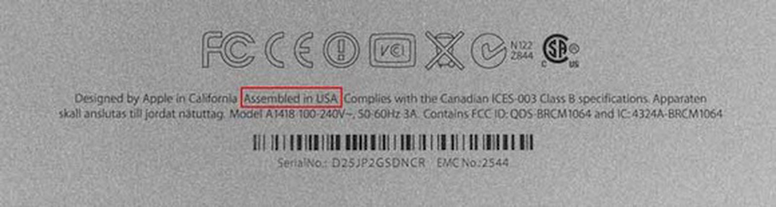 Some New iMacs Are Assembled in the USA - MacRumors