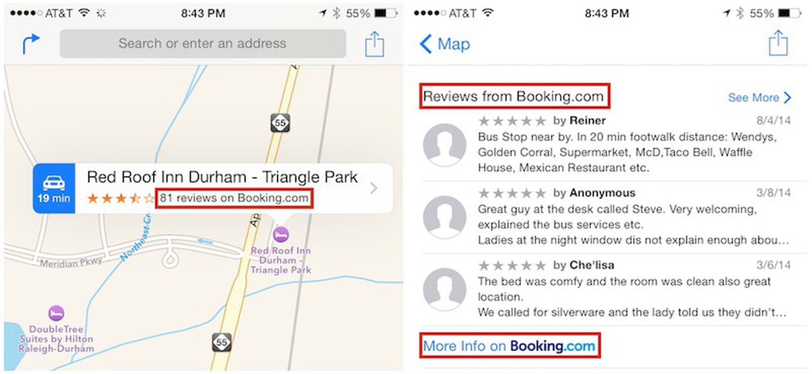 Apple Maps Now Includes Hotel Reviews From TripAdvisor and Booking.com ...