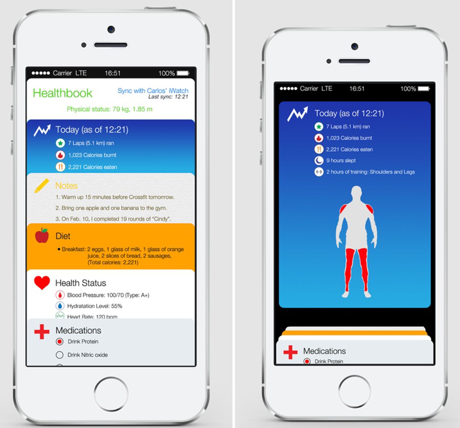 iOS 8 'Healthbook' App Depicted in New Mockups - MacRumors