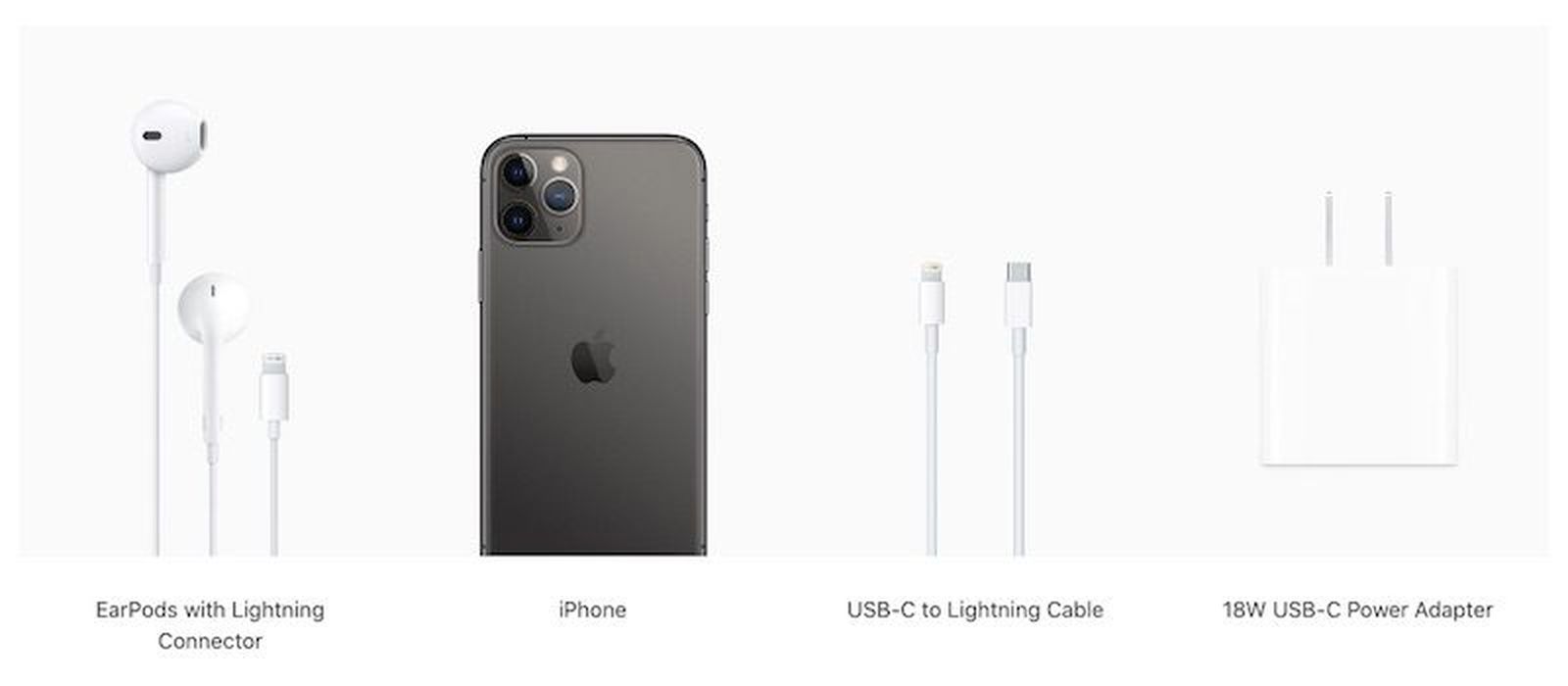 iPhone 11 Pro Models Include Faster 18W USB-C Charger and Lightning to ...