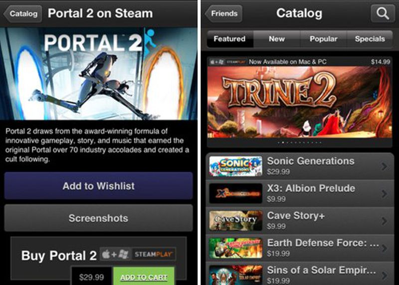 Valve Releases Steam Companion App for iPhone - MacRumors