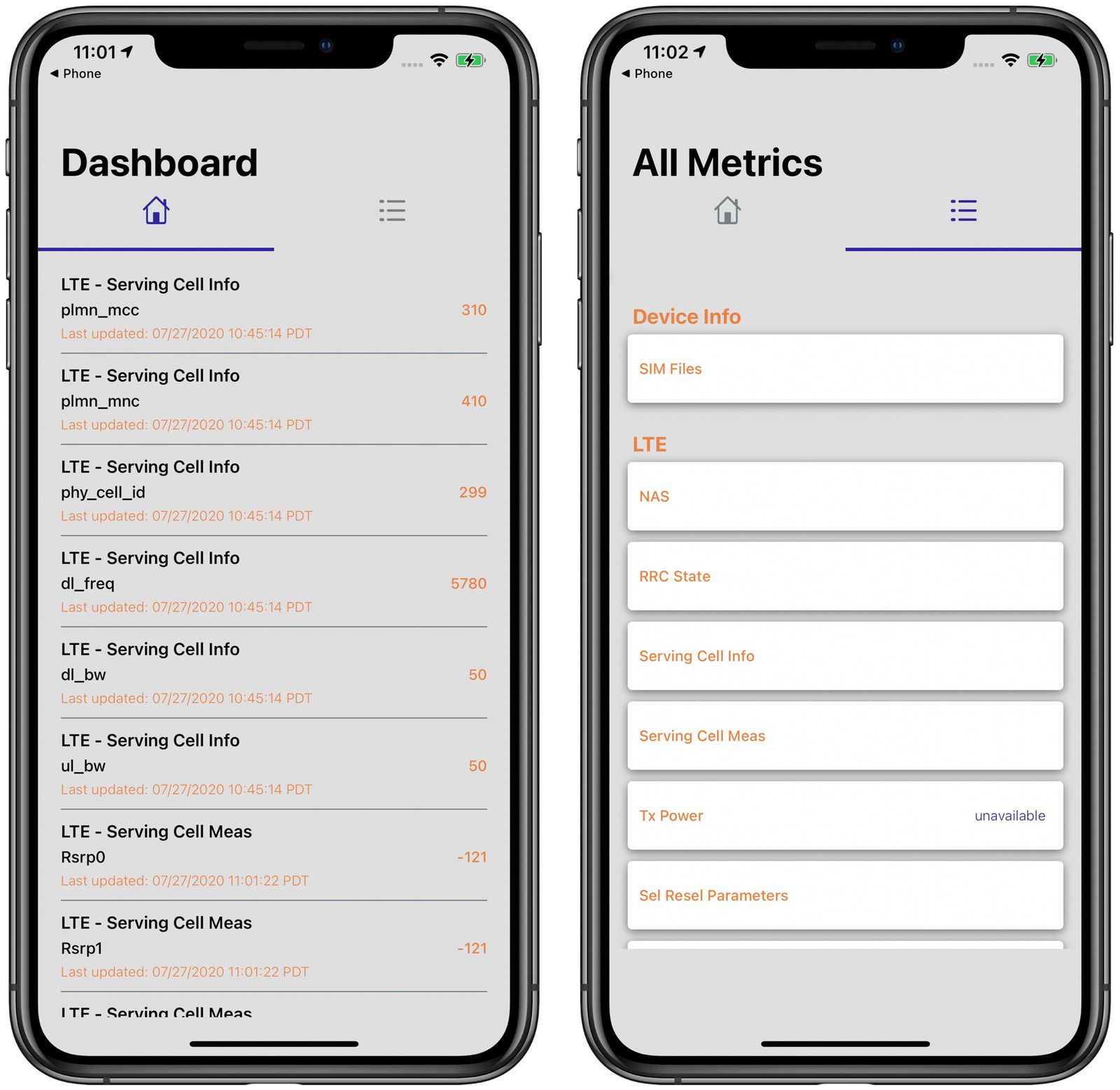 iOS 14 Includes Redesigned Field Test Mode - MacRumors