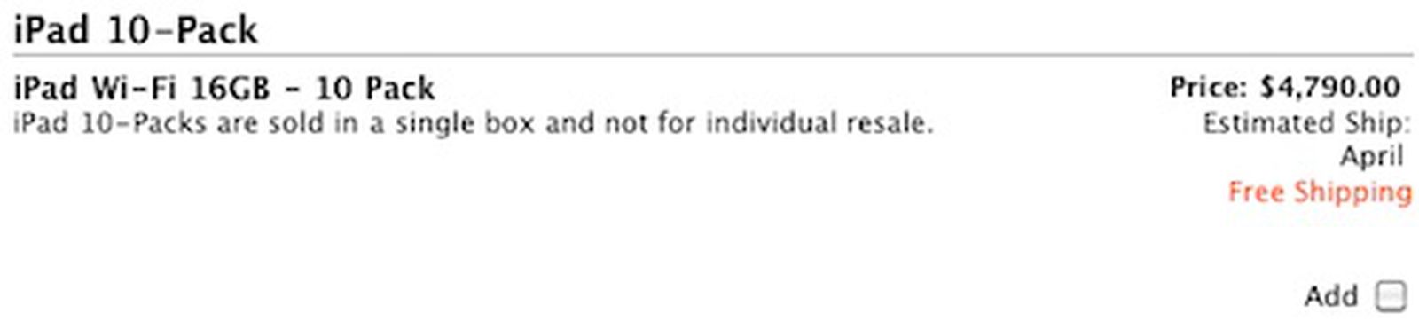 Apple Offering Discounted iPad 10-Packs to Educational Institutions ...