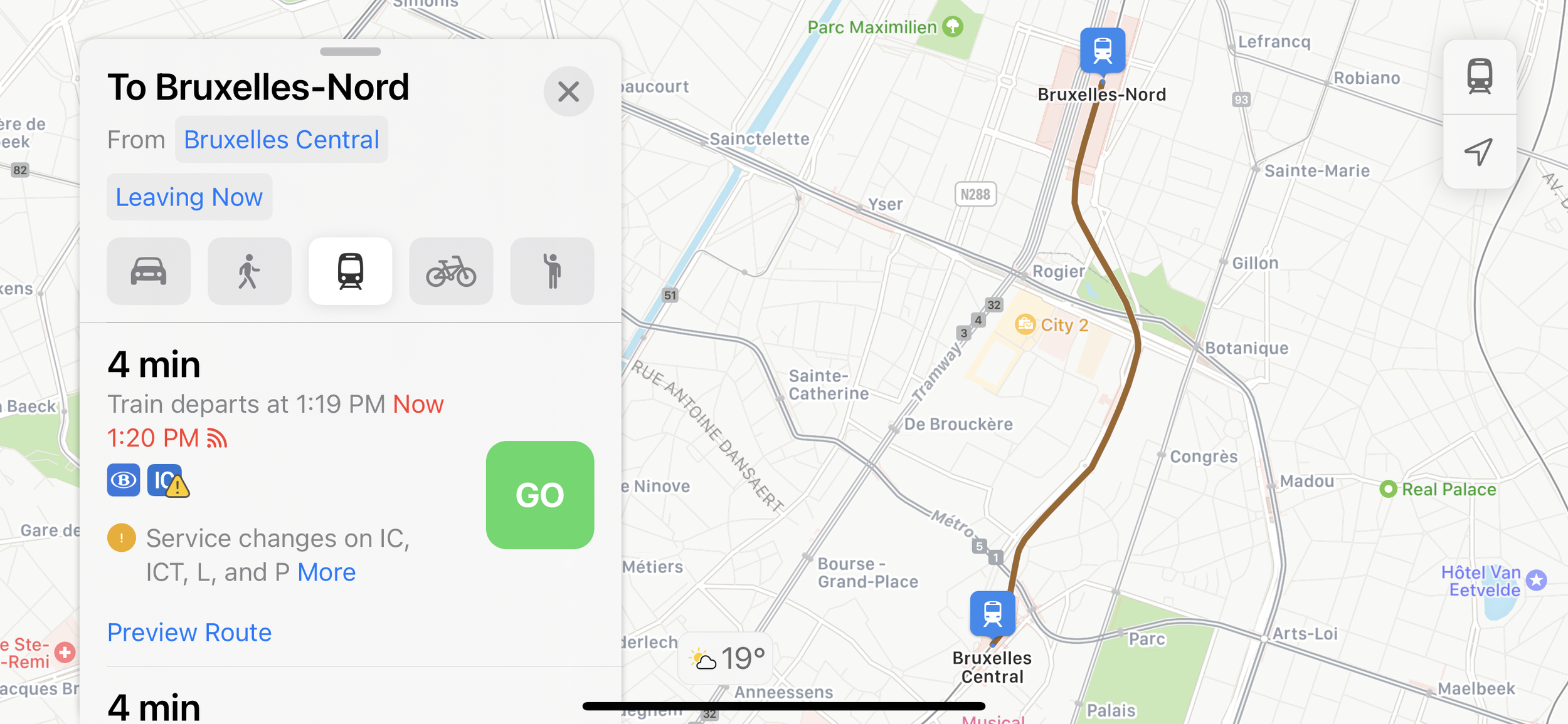 Belgium Gains Real-Time Transit Information for Apple Maps - MacRumors